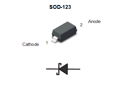 Planar Die Construction Zener Diode BZT52C8V2 SOD-123 Package SMD Diode
